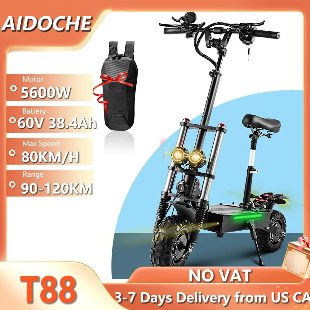 T88 Electric Scooter 5600W 80KM/H - Electric Scooters for Sale ...