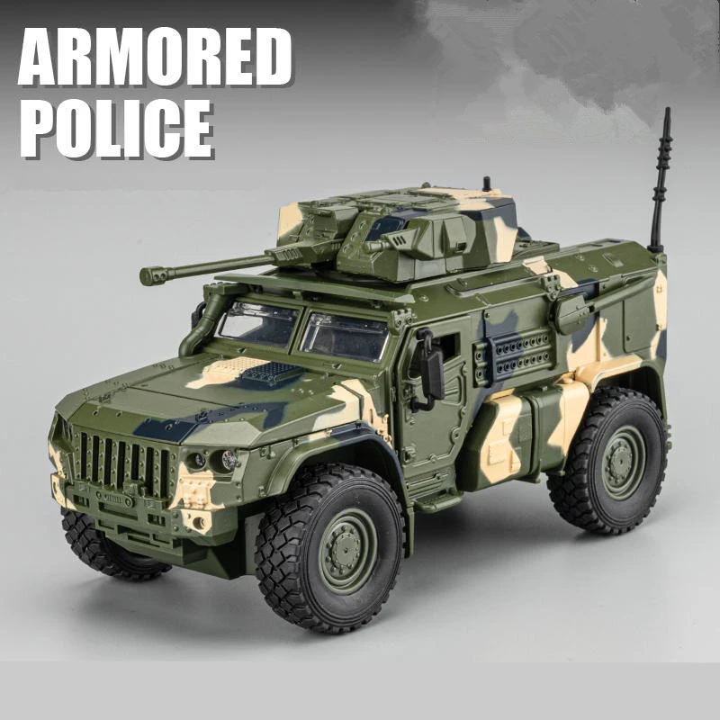 1:32 Alloy Metal Tiger Armored Car Truck Model Diecasts Off-road ...