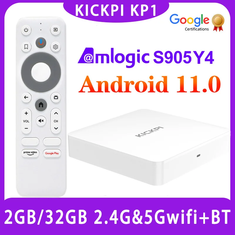 KICKPI-KP1-Google-Netflix-TV-Box-Android-11-0-Amlogic-S905Y4-2GB-32GB ...