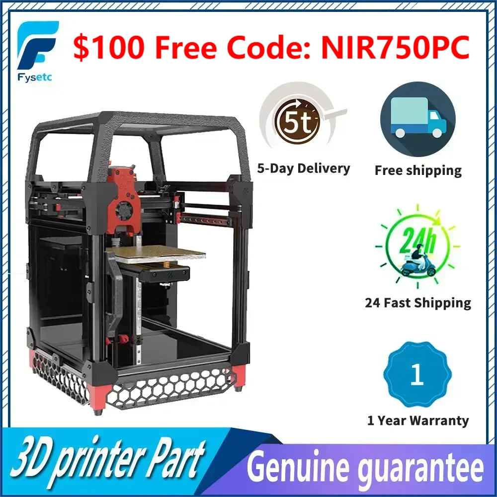 FYSETC Voron V0.1 Corexy 3D Printer Kit with Enclosed Panels with ...