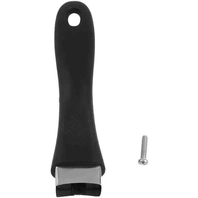 Black-Pot-Handle-Non-slip-Bakelite-Grip-Long-Replacement-Handle-with ...