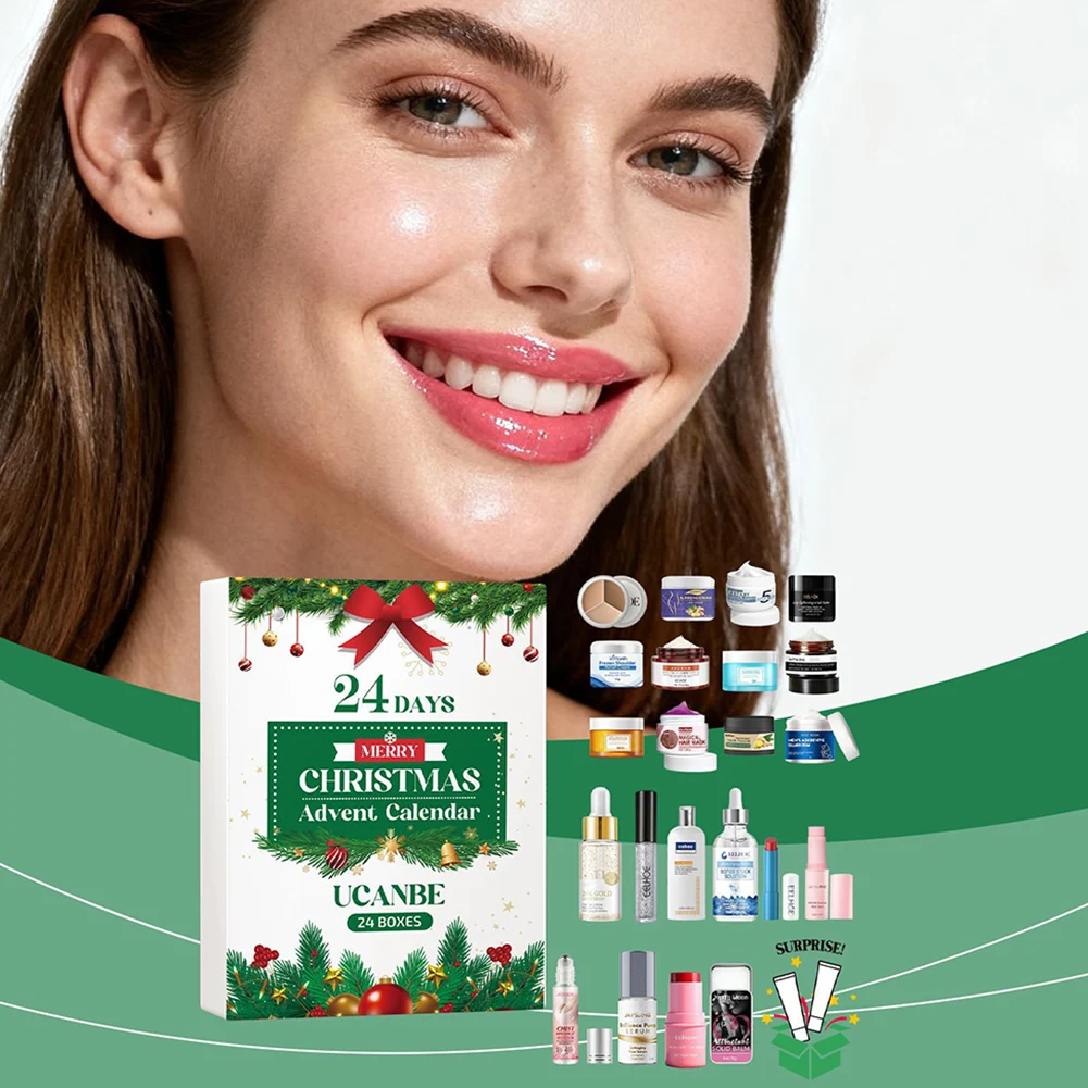 Xmas Beauty Box Beauty Skincare Advents Calendar Xmas Makeup Present ...