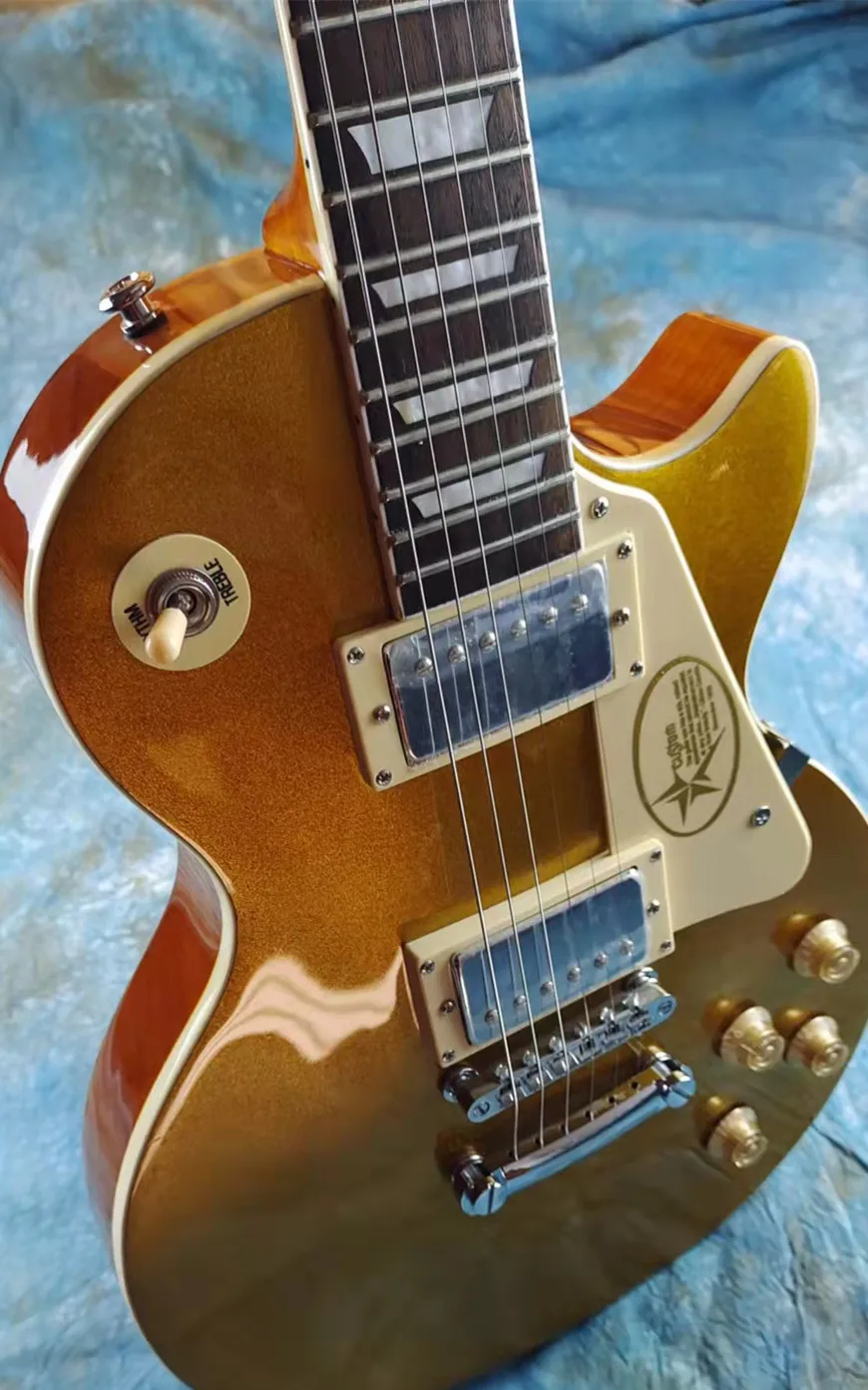 Standard-Electric-guitar-cream-color-signature-guard-emerald-green ...