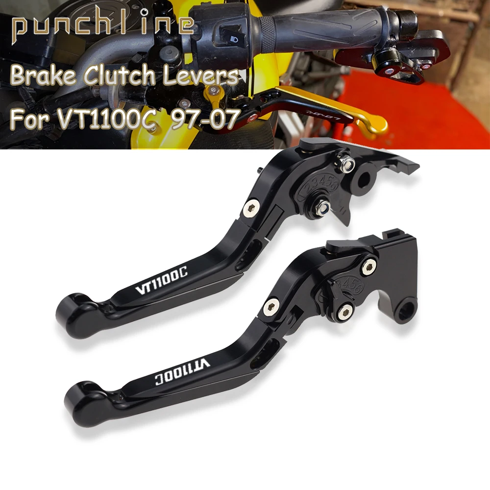 Fit-VT1100C-1997-2007-Clutch-Levers-For-VT-1100C-VT-1100-C-Folding ...