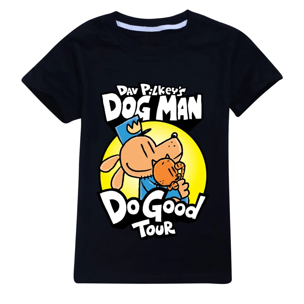 Kids-Dog-Man-T-Shirt-Dog-Man-Gifts-Dog-Man-Merch-Book-Lover-Captain ...