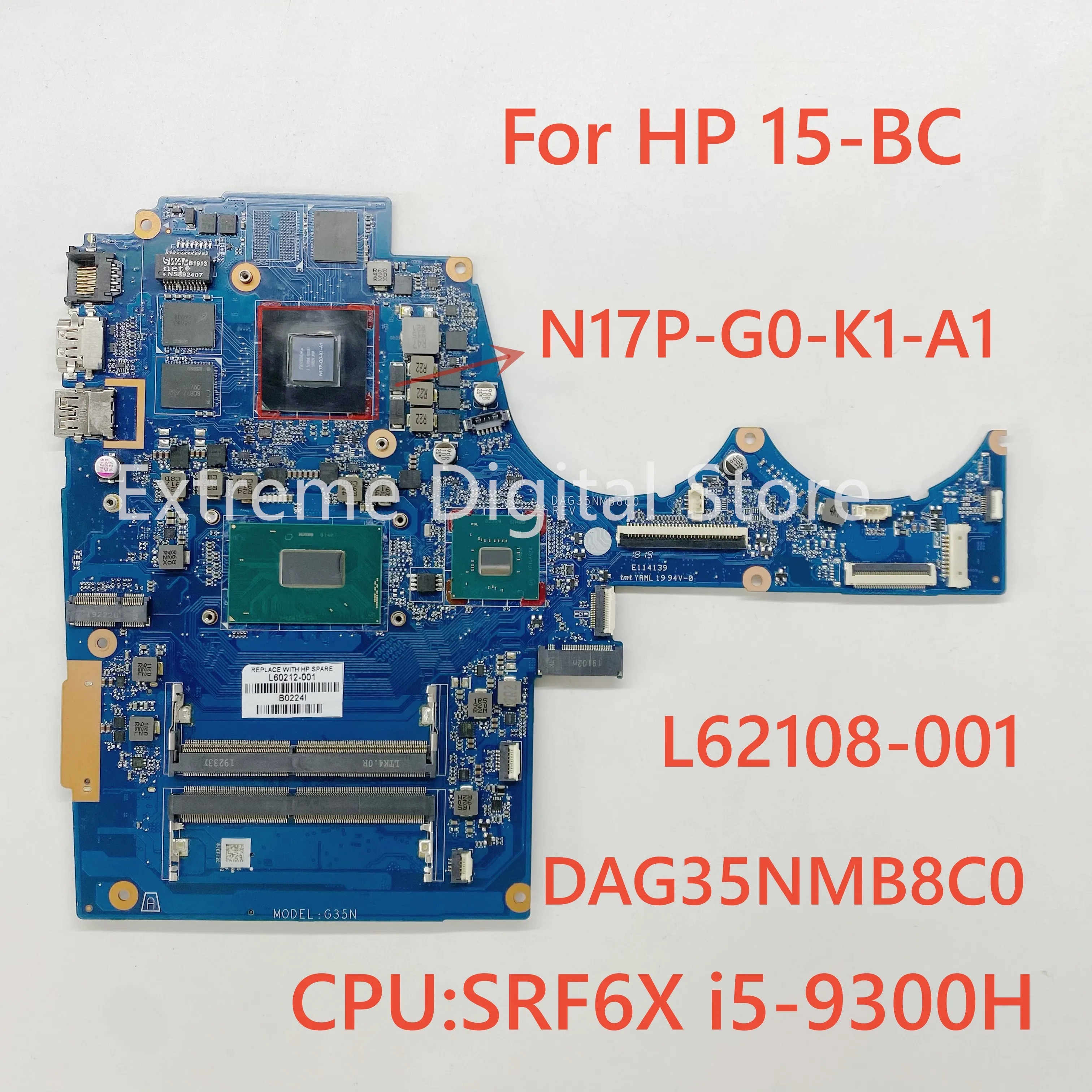 L62108-001 DAG35NMB8C0 is applicable FOR HP 15-BC notebook computer ...