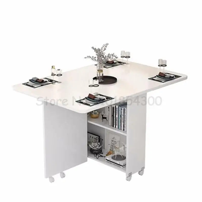 Small-Family-Movable-Folding-Table-Rectangular-Multi-function-Ultra ...