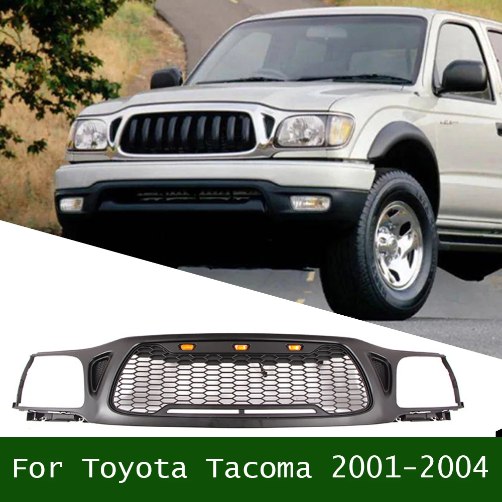 For-Toyota-Tacoma-2001-2004-Hood-LED-Racing-Grills-Car-Exterior ...