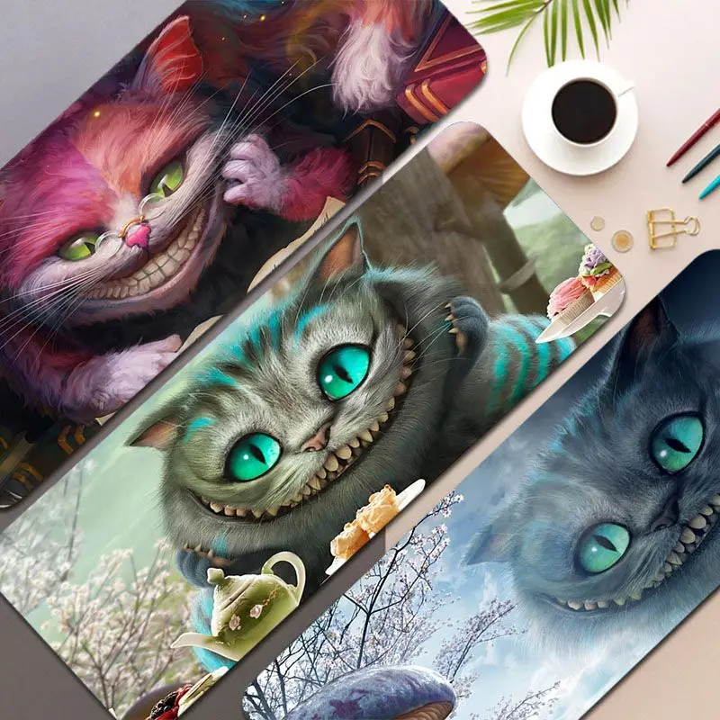 Disney Alice In Wonderland Cat Extra Large Gaming Laptop Computer Desk ...