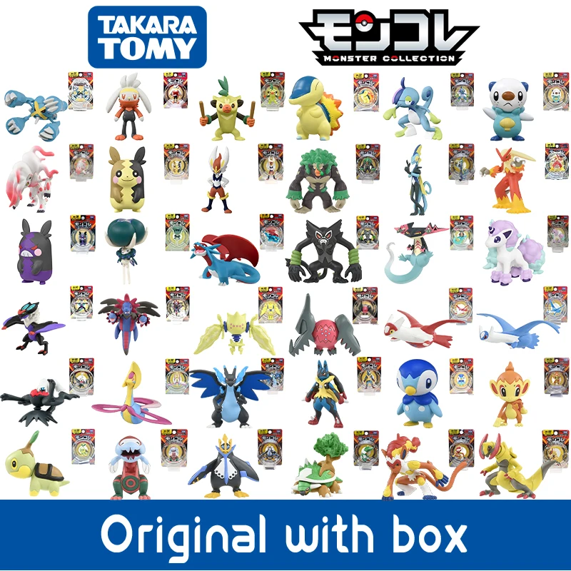 Pokemon-Figure-Takara-Tomy-Mega-Lucario-Rillaboom-Dracovish-Sirfetch-d ...