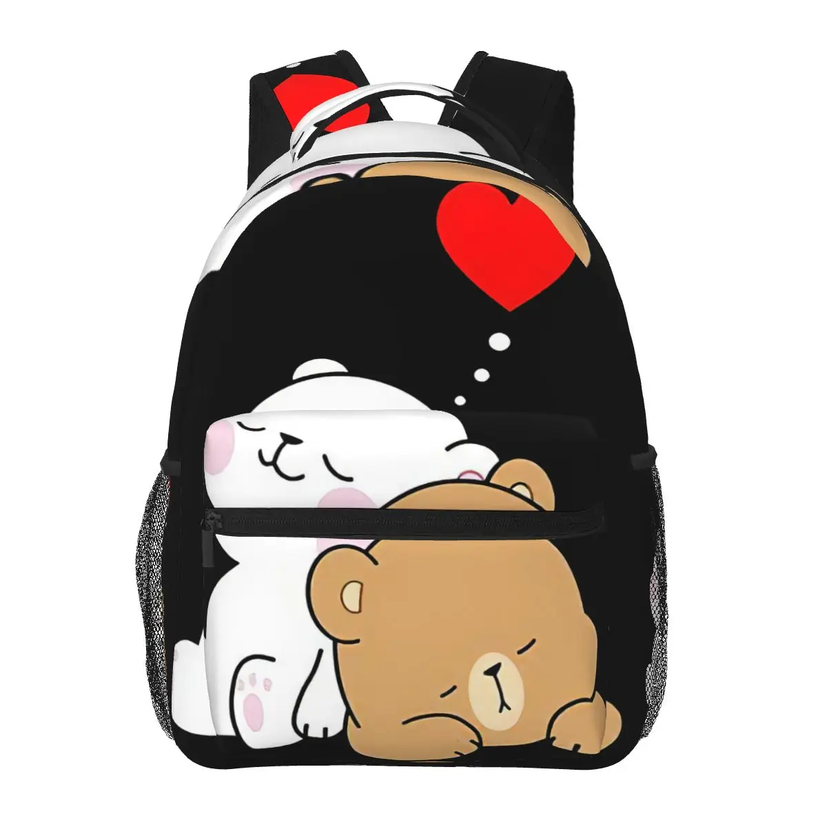 Milk-And-Mocha-pattern-large-capacity-travel-backpack-Student-school ...