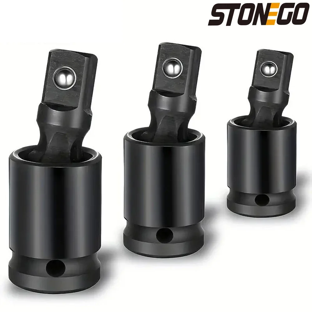STONEGO Universal Pneumatic Wrench Joint Wrench Socket Adapter Set, 1/4 ...