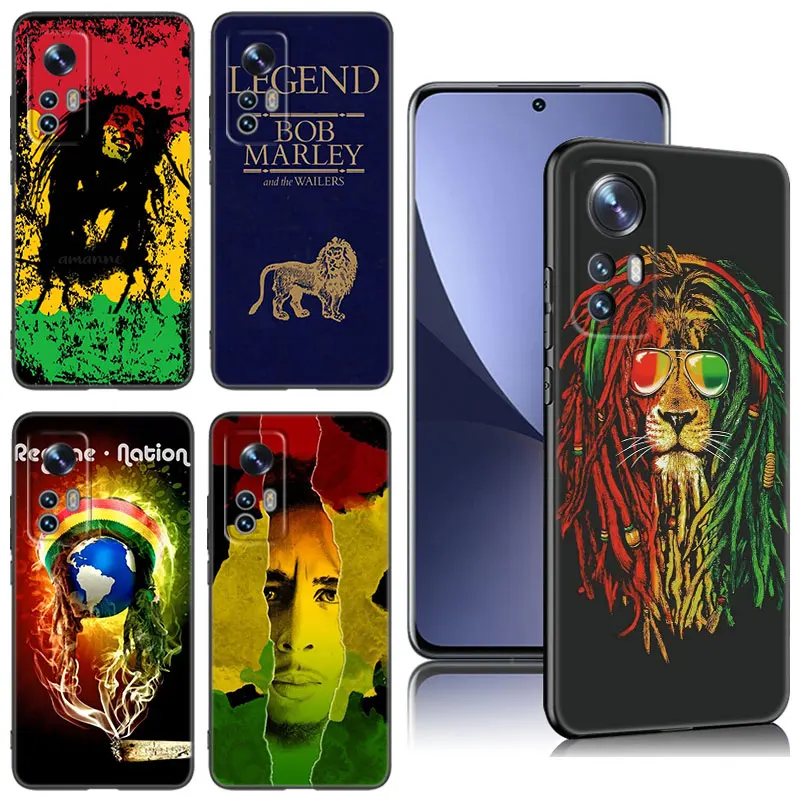 Reggae-Bob-Marley-Black-Silicone-Phone-Case-For-Xiaomi-Mi-9-SE-8-10-10T ...