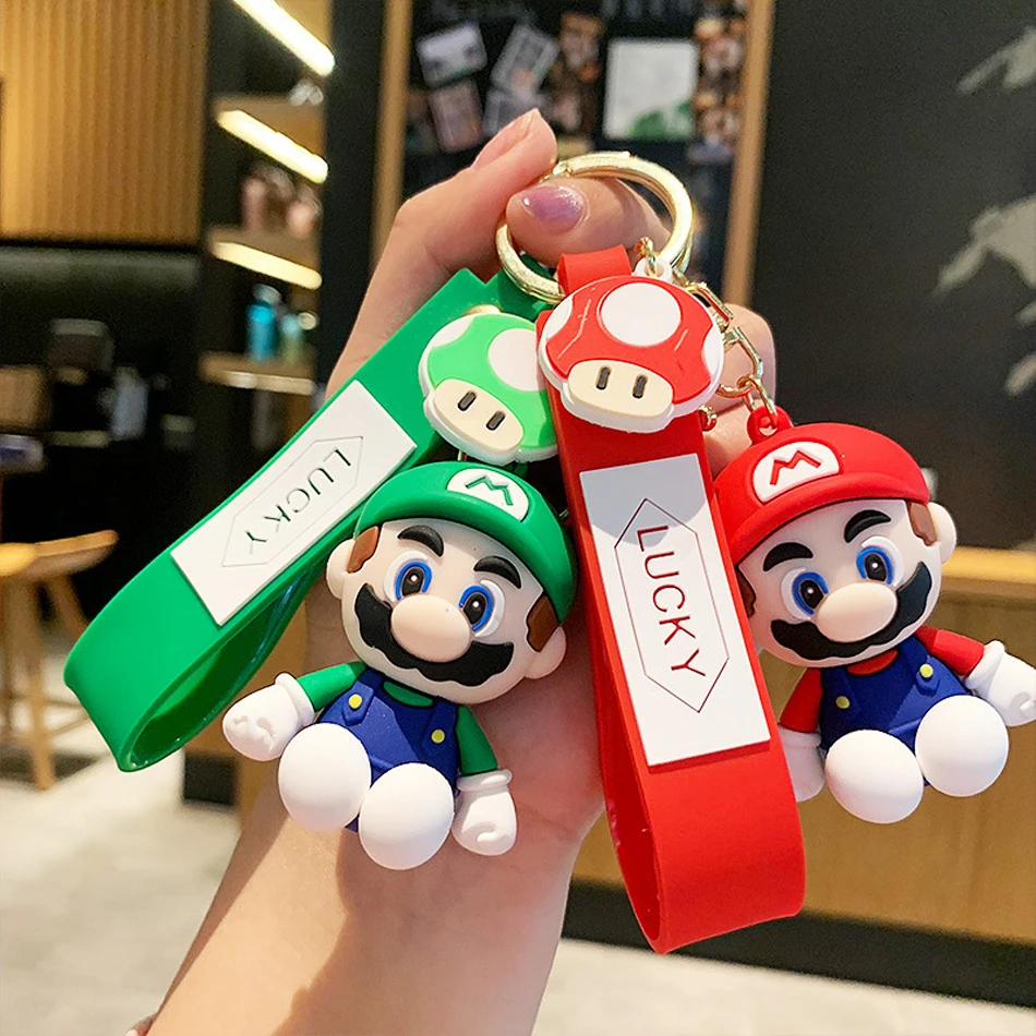 Super-Mario-Keychain-Mario-Bros-Luigi-Toad-Yoshi-Bowser-Action-Figure ...