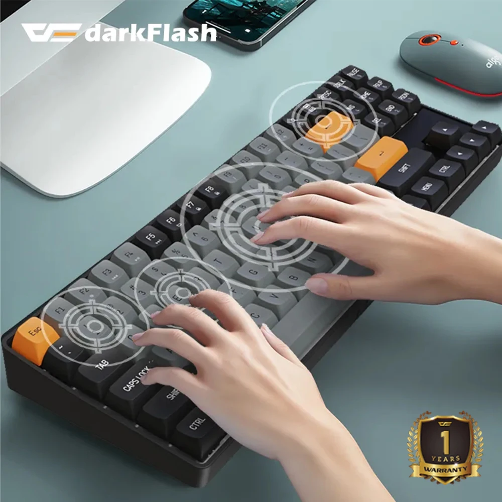 Darkflash-GD89-Mechanical-Keyboard-89-Keys-USB-Type-C-Wired-and-2-4 ...
