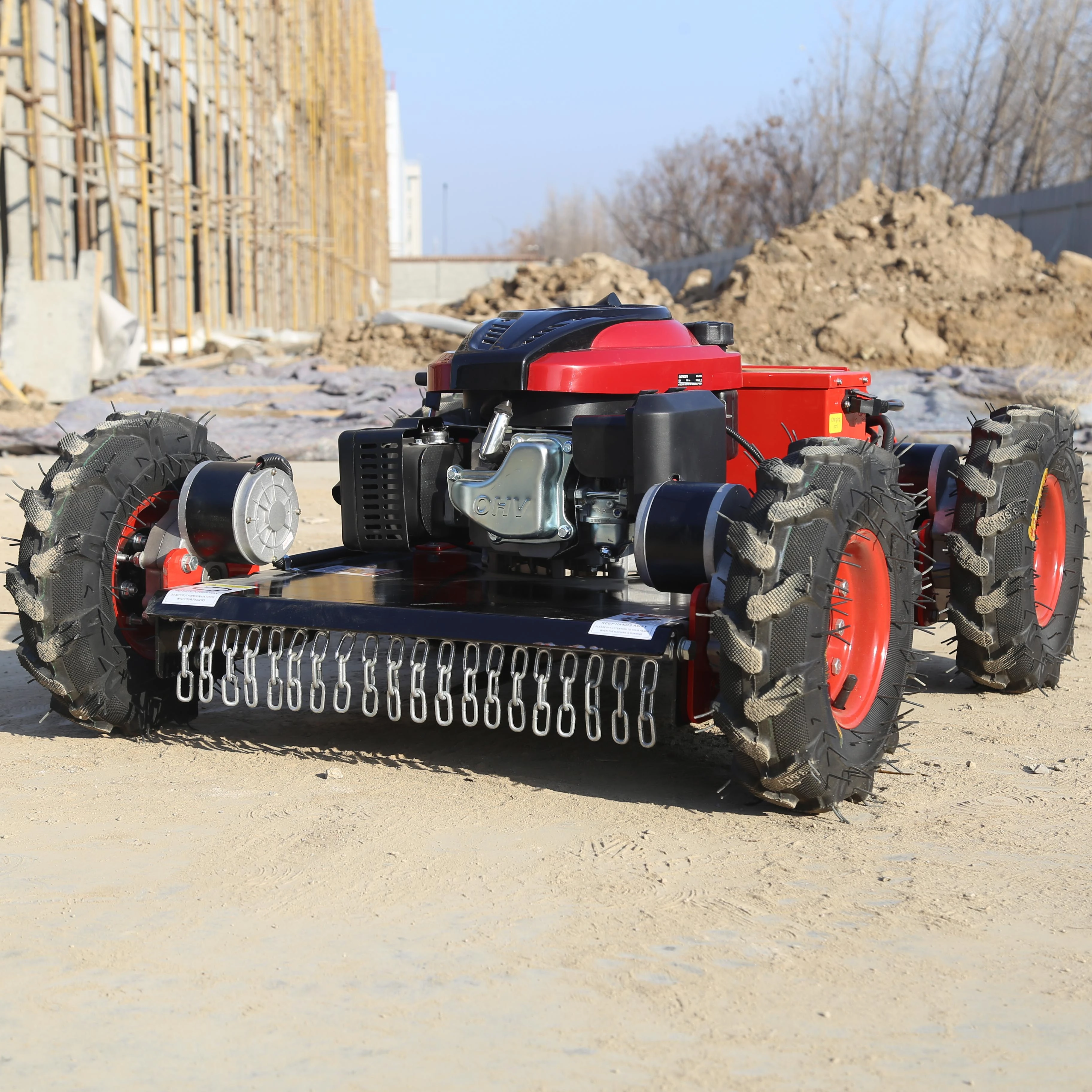 Remote-Control-Lawn-Mower-Crawler-All-Terrain-Slope-Mowing-Machine ...