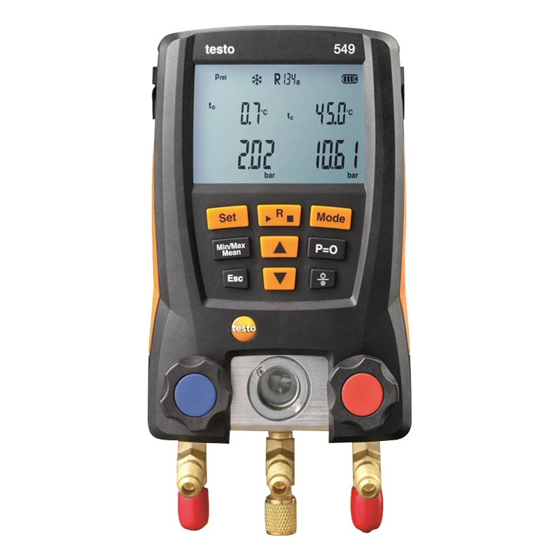 Testo 549 juego de manómetros de colector Digital, Kit de probador de ...