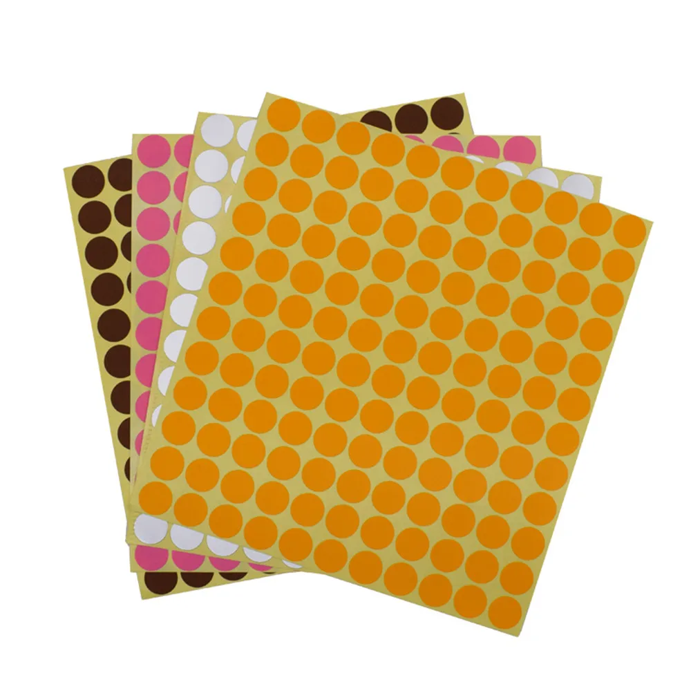 6mm 8mm Round Dot Labels Self Adhesive Stickers Office School Supplier ...