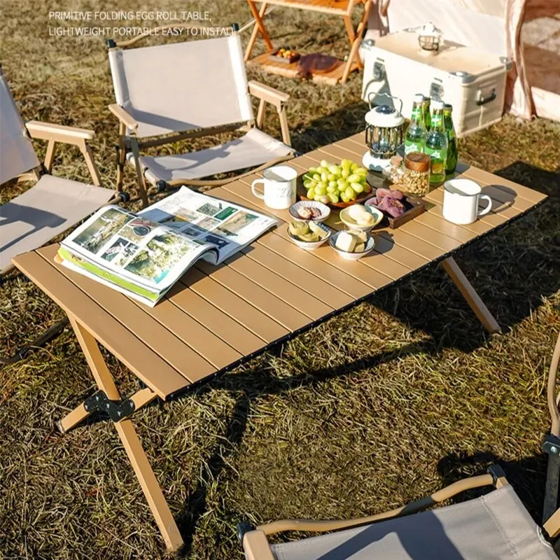 Outdoor-Portable-Folding-Table-Picnic-Chicken-Rolls-Table-Convenient-To-Carry-Outdoor-Barbecue ...