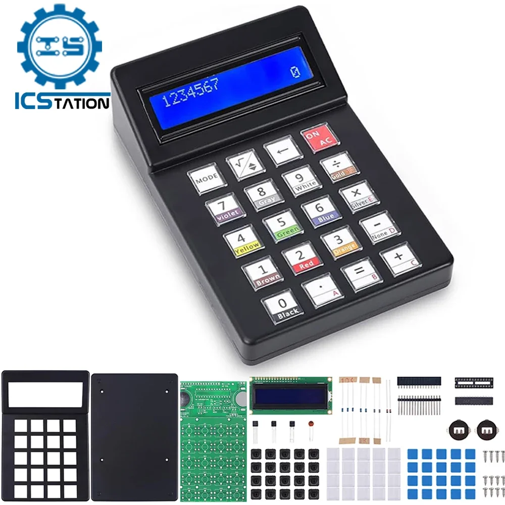 DIY-Calculator-Soldering-Practice-Kit-7-Digits-Desk-Calculator ...