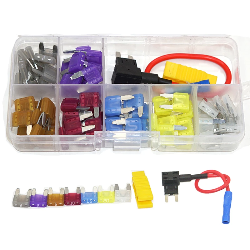70/ 50/35pcs Atm/apm (mini) Blade Fuse Assorted (2a 3a 5a 10a 15a 20a ...