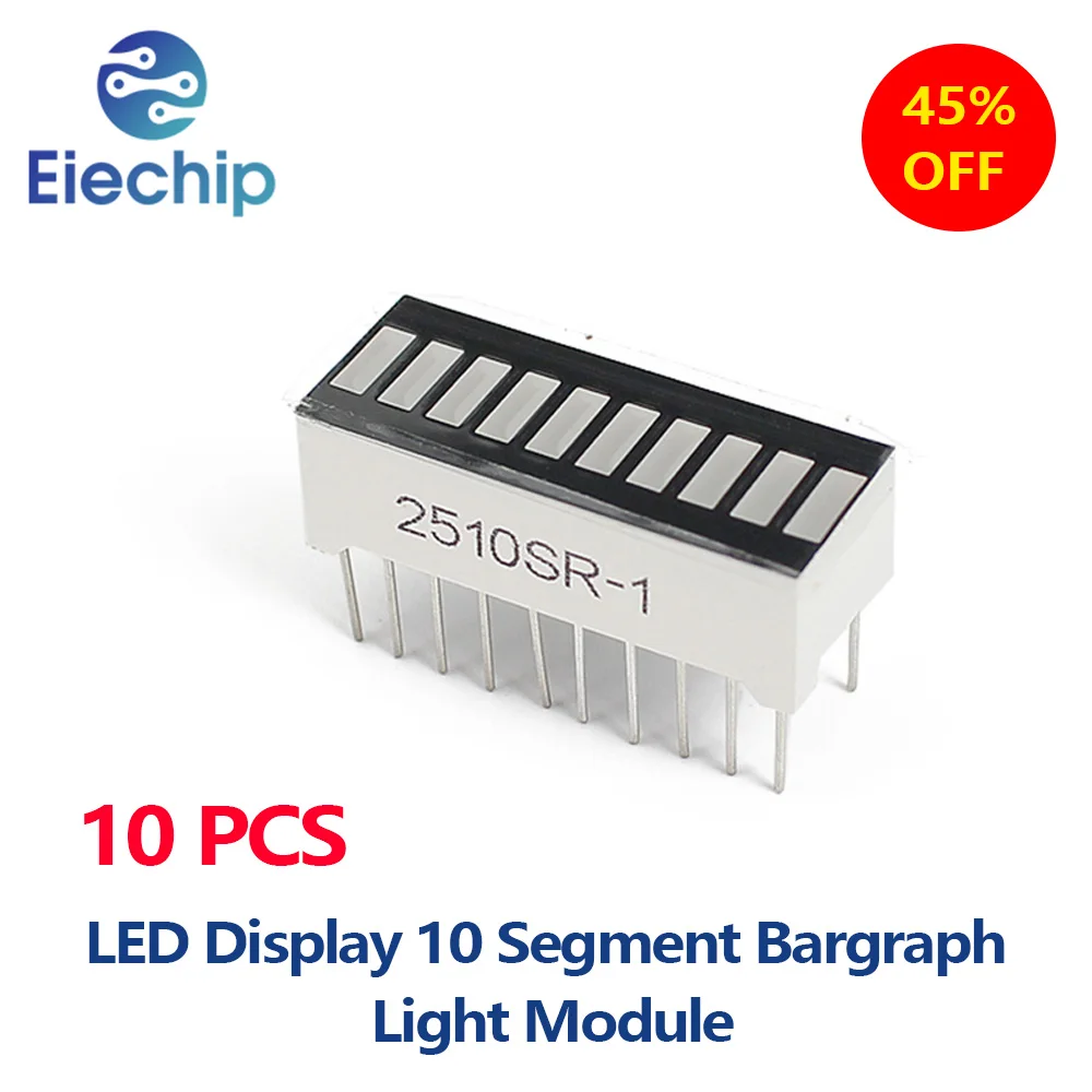 10-PCS-Lot-LED-Display-10-Segment-Bargraph-Light-Display-Module-Bar ...