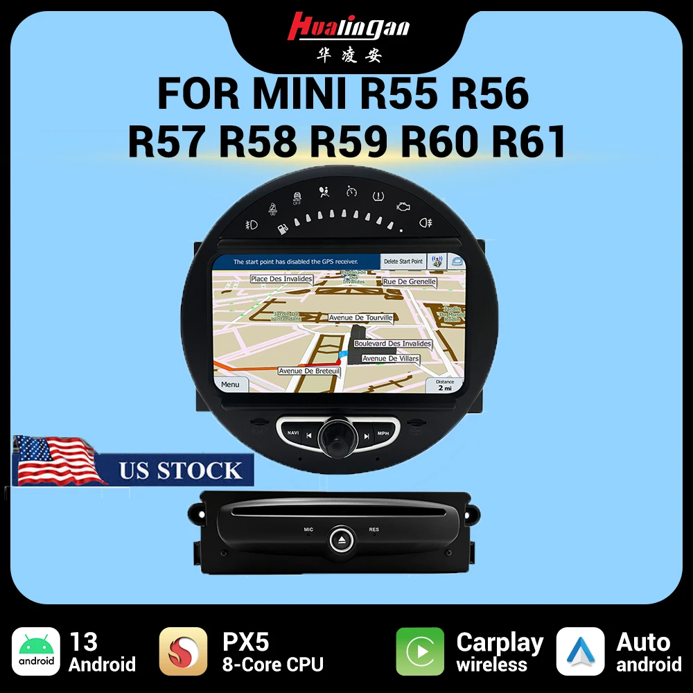 Hualingan-android13-Auto-Radio-for-Mini-Cooper-S-R60-R56-R57-R58-R59 ...