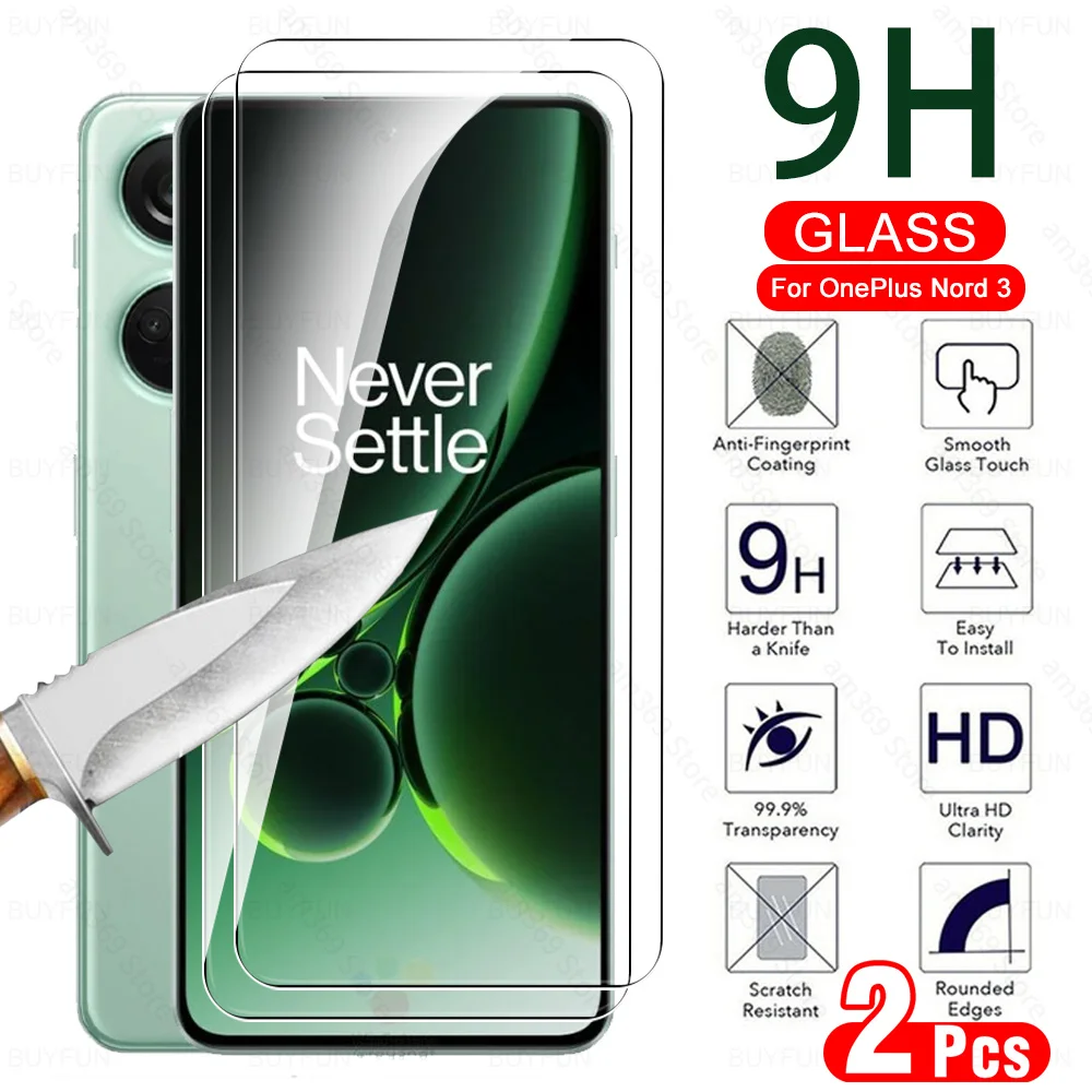2-Pcs-Glass-For-OnePlus-Nord-3-5G-Tempered-Glass-Screen-Protector-One ...
