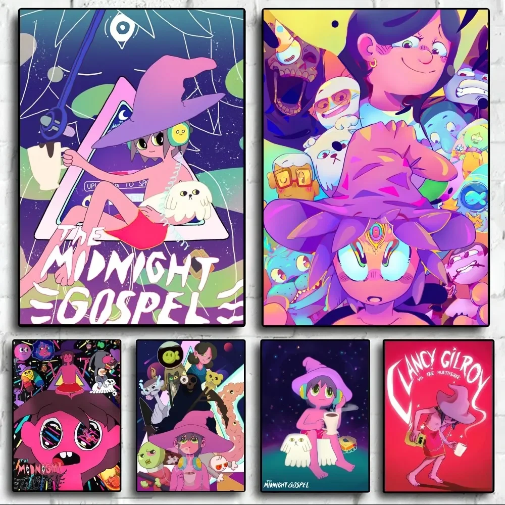 The-Midnight-Gospel-Poster-Wall-Pictures-For-Living-Room-Fall-Decor ...