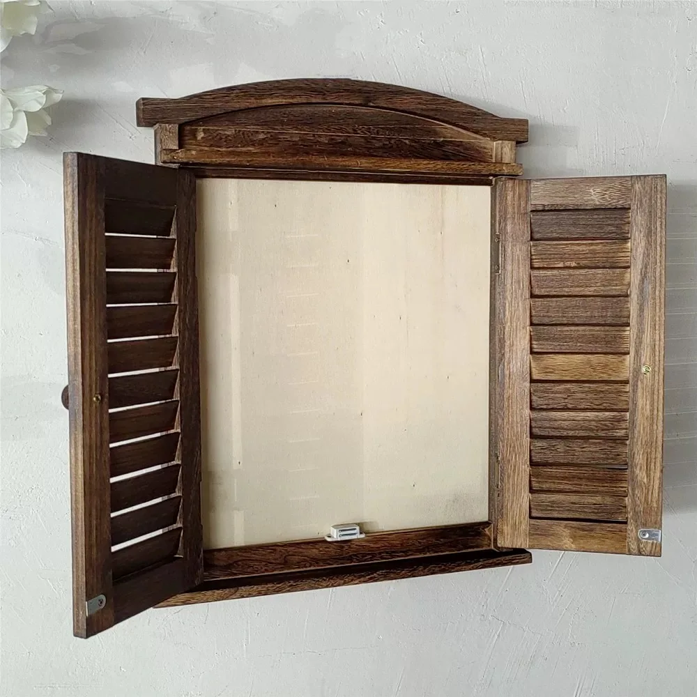 Vintage-Wooden-Handmade-Farmhouse-Window-Frame-Wall-Art-Decor-With ...
