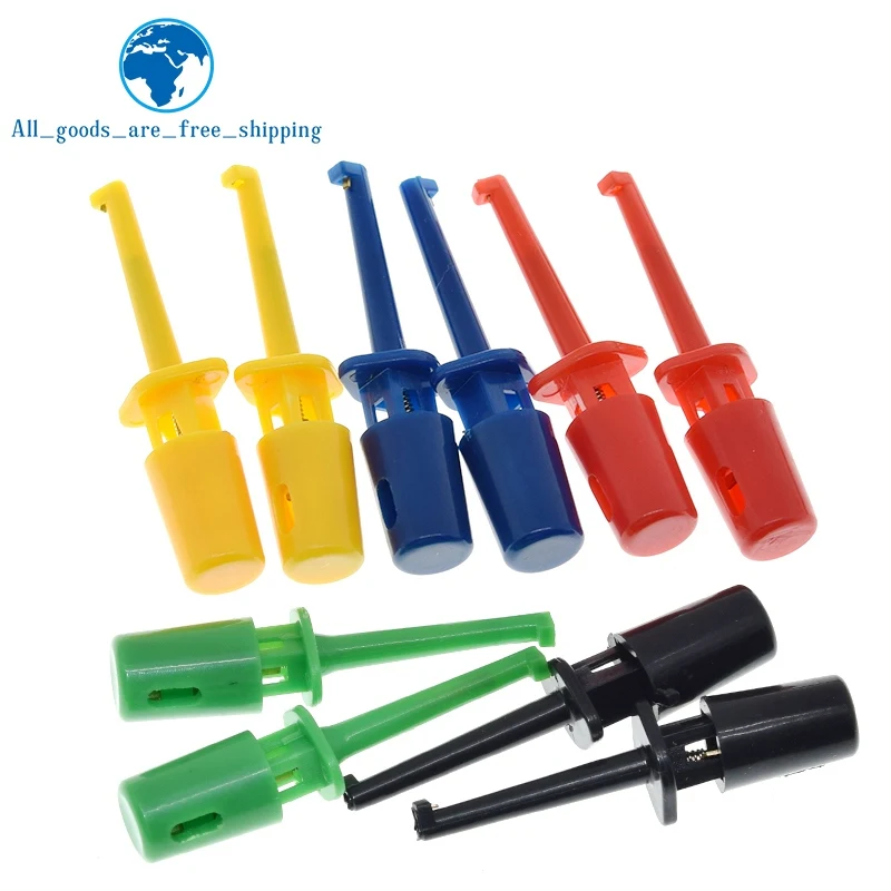 10Pcs-Mini-Single-Test-Hook-Clip-Test-Probe-for-Electronic-Testing-IC ...