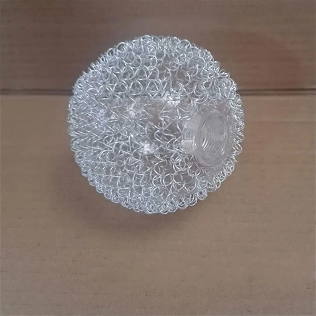 Globe clear G9 glass lampshade replacement with Aluminum wire outside ...