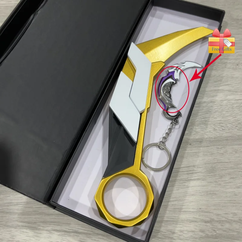 Valorant Weapon juego Prime Karambit hecho a mano, garra giratoria ...