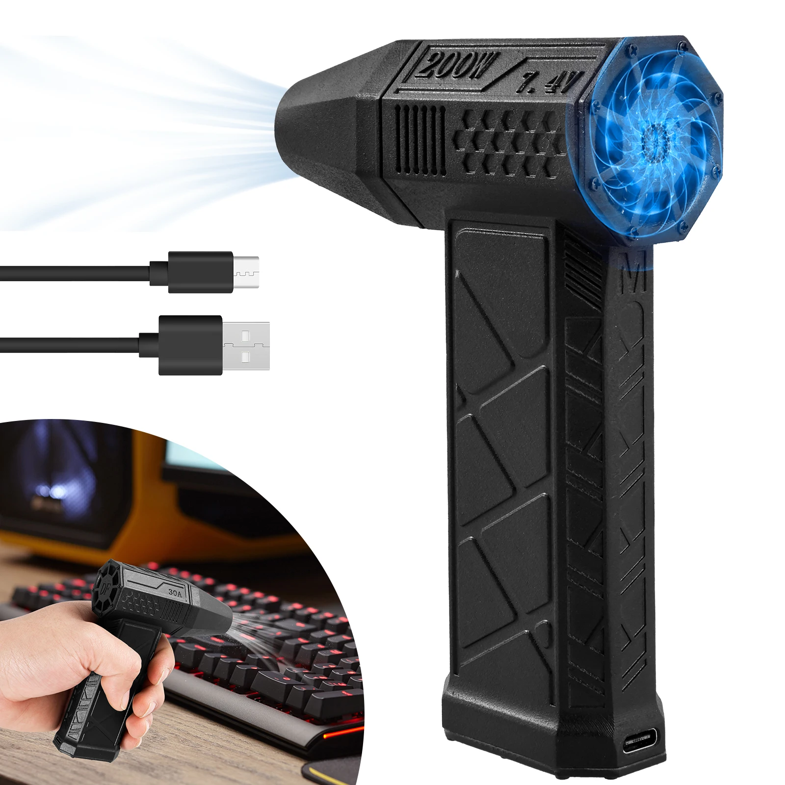 Portable-Fan-130000RPM-Mini-Jet-Blower-3nd-Generation-X3-Violent-Blower ...