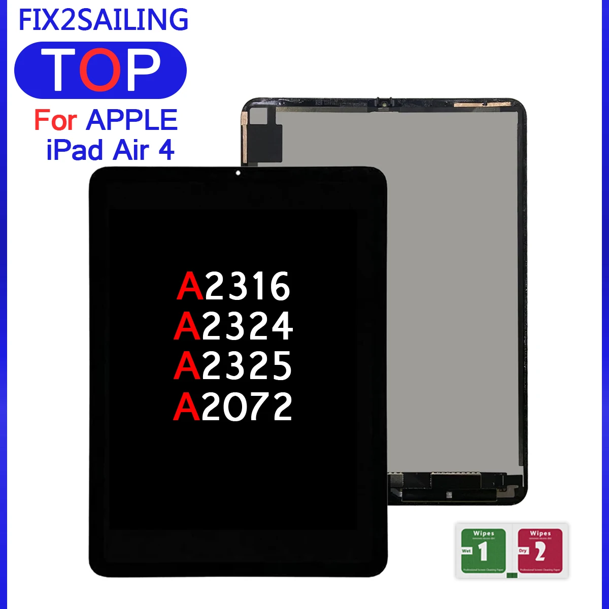 100% Tested LCD For Apple iPad Air 4 4th Gen Air4 2020 A2324 A2316 ...