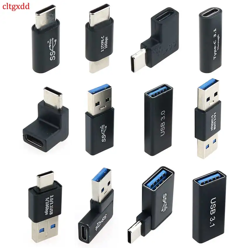 YuXi-USB-3-0-Connector-To-Type-C-Male-Female-Adapter-OTG-USB-Converter ...