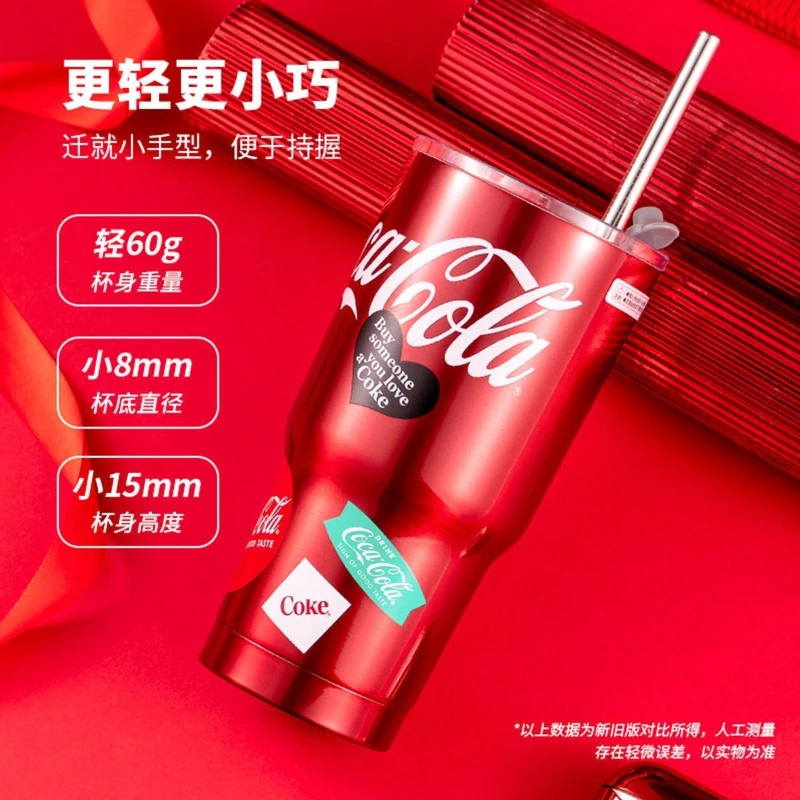 Coca-Cola-Grande-Capacidade-Straw-Water-Cup-Ver-o-Refrigera-o-Car-Cup ...