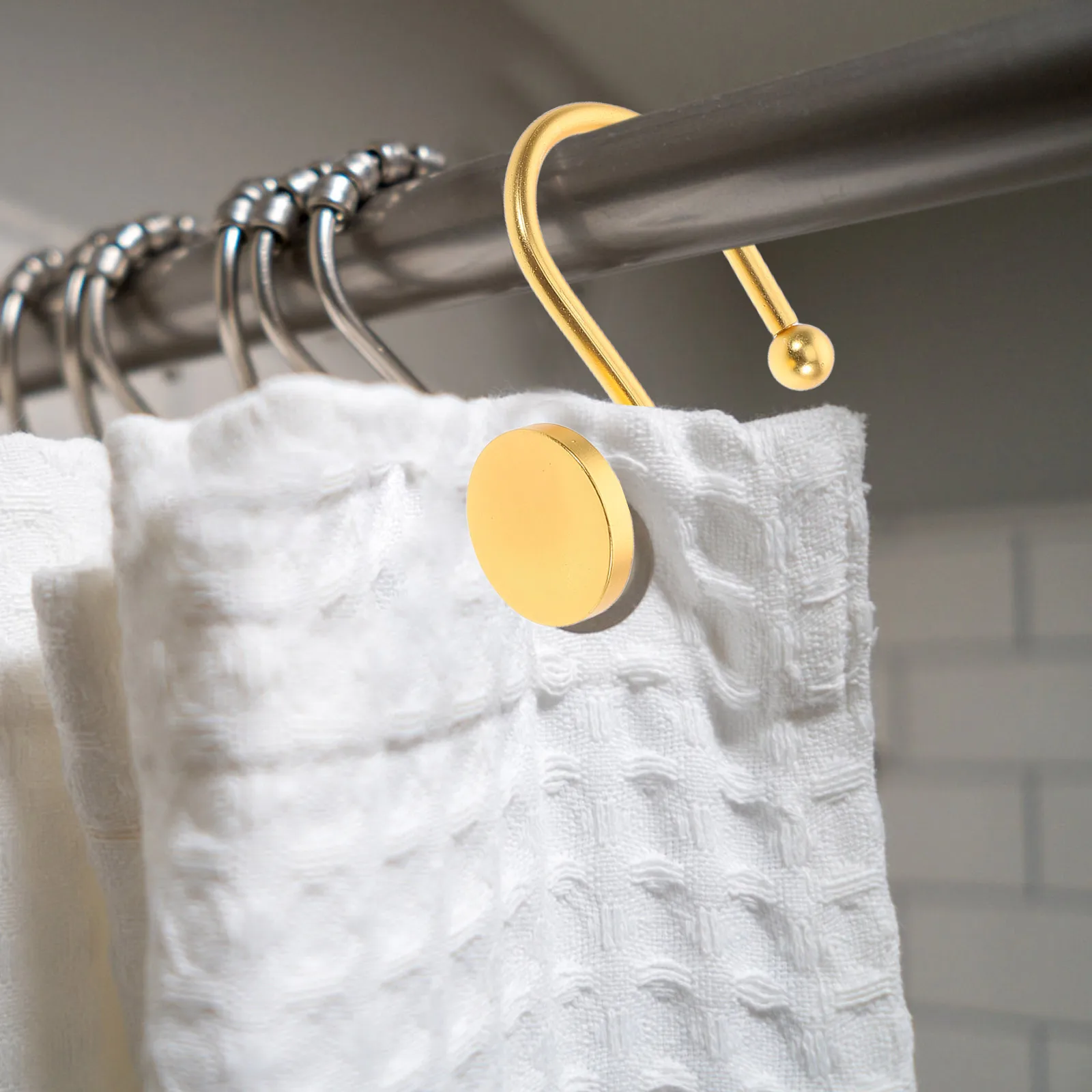 Brushed Gold Shower Hooks: The Perfect Blend of Function and Luxury for ...