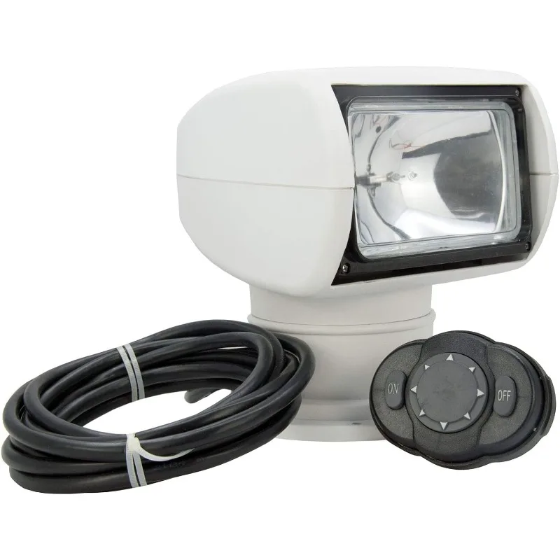 12V-100W-2500LM-360-Rotate-Remote-Control-Marine-Portable-Halogen ...