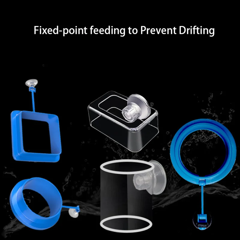 New-Aquarium-Feeding-Ring-Fish-Tank-Station-Floating-Food-Tray-Feeder ...