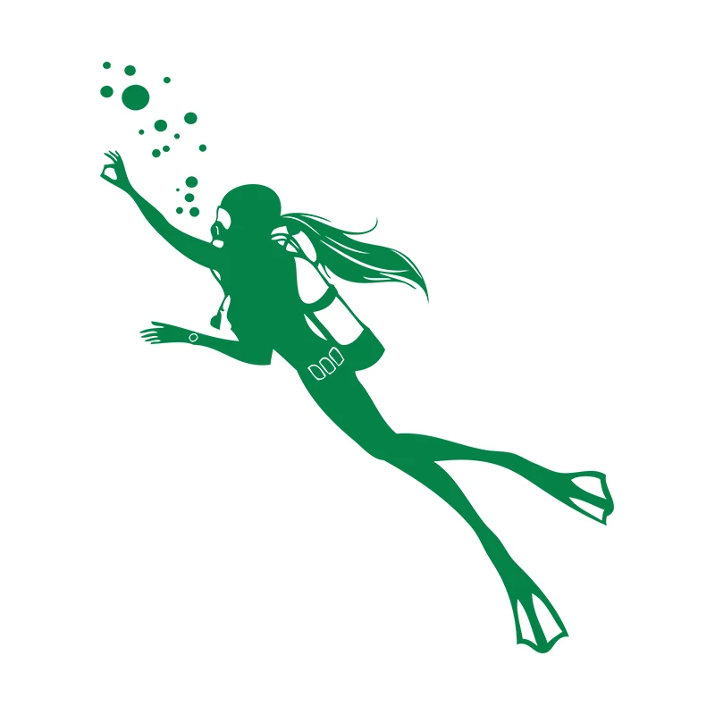 First Aid Sticker Nawypu Scuba Diver Wall Sticker - Fire Extinguisher ...