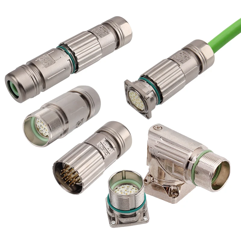 M623-Male-Female-Plug-12-19-Hole-17-Core-6-Pin-8PIN ...