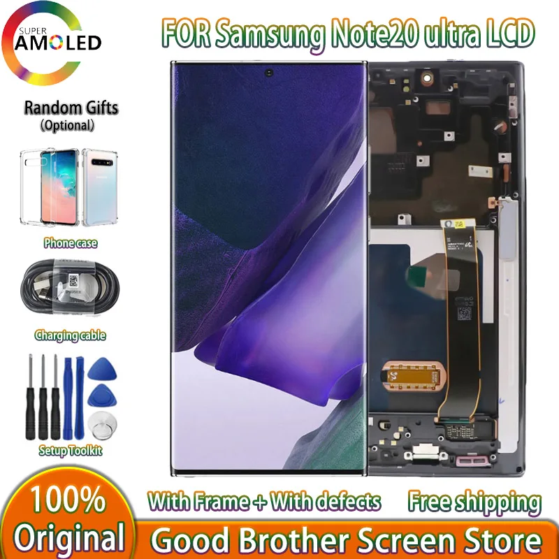 100-Test-6-9-AMOLED-LCD-For-Samsung-Galaxy-Note-20-Ultra-5G-LCD-Display ...