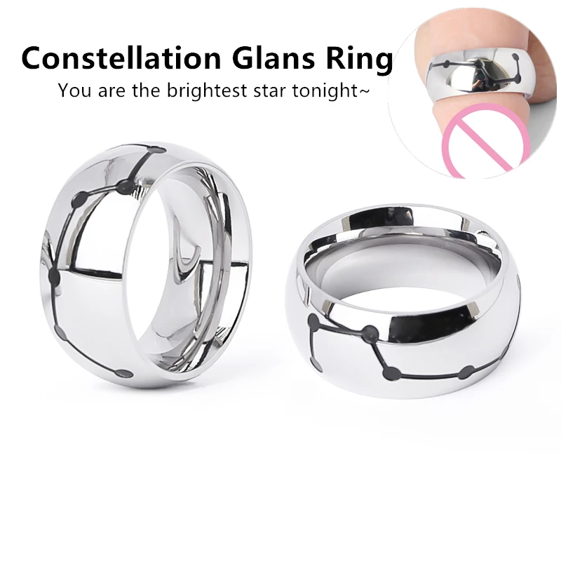 New Dipper Constellation Glans Ring Penis Ring For Men Stainless Steel ...