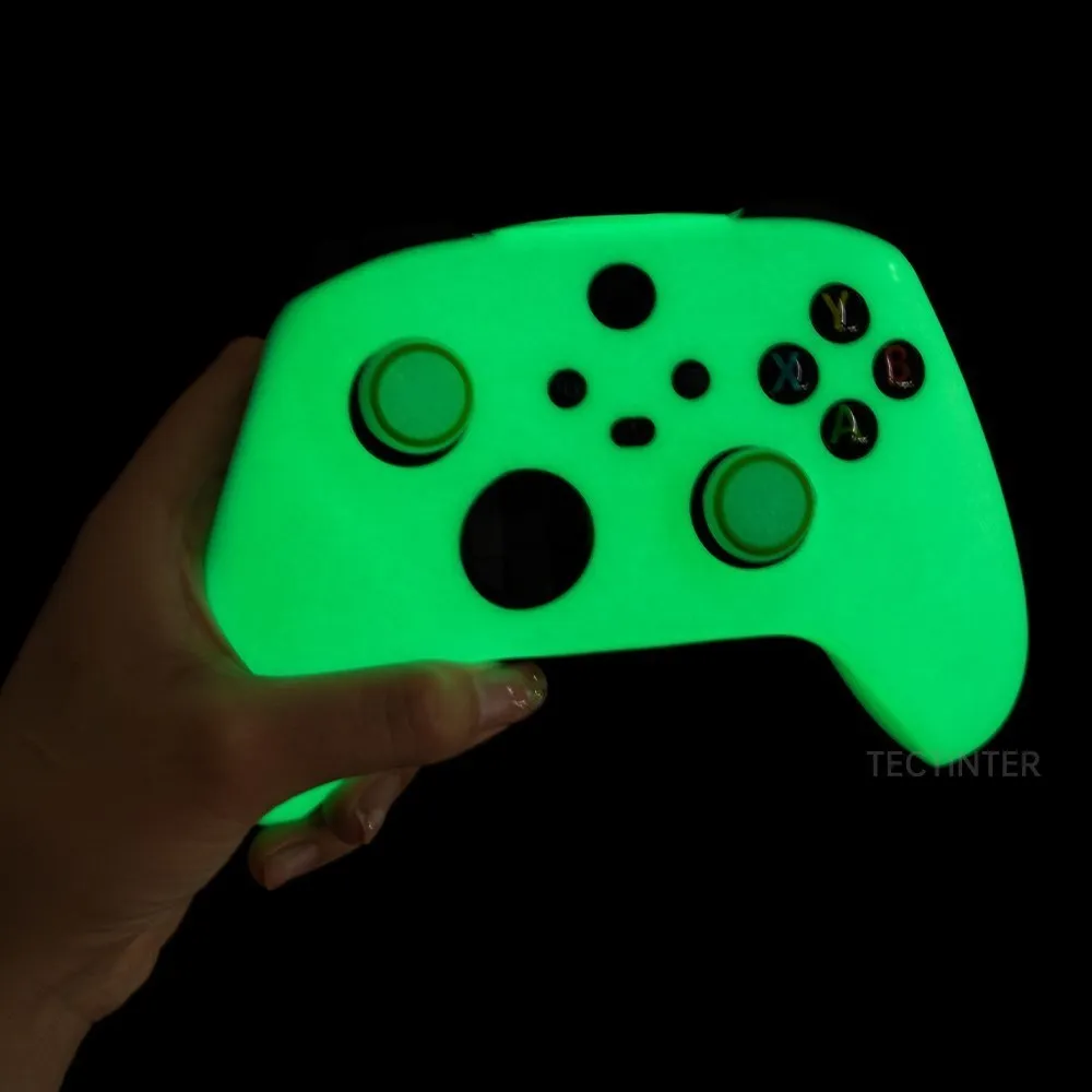 Protective-Case-For-Xbox-Series-X-S-Gamepad-Silicone-Luminous-Green ...