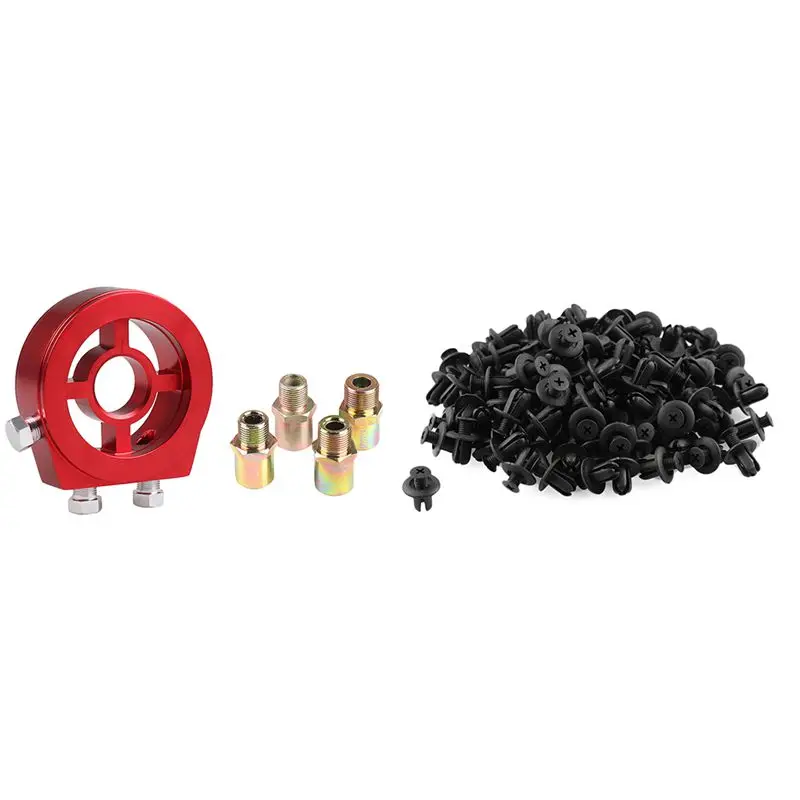 120X-8Mm-Car-Hole-Plastic-Rivets-Fastener-Bumper-Push-Pin-Clips-Clip-1X ...