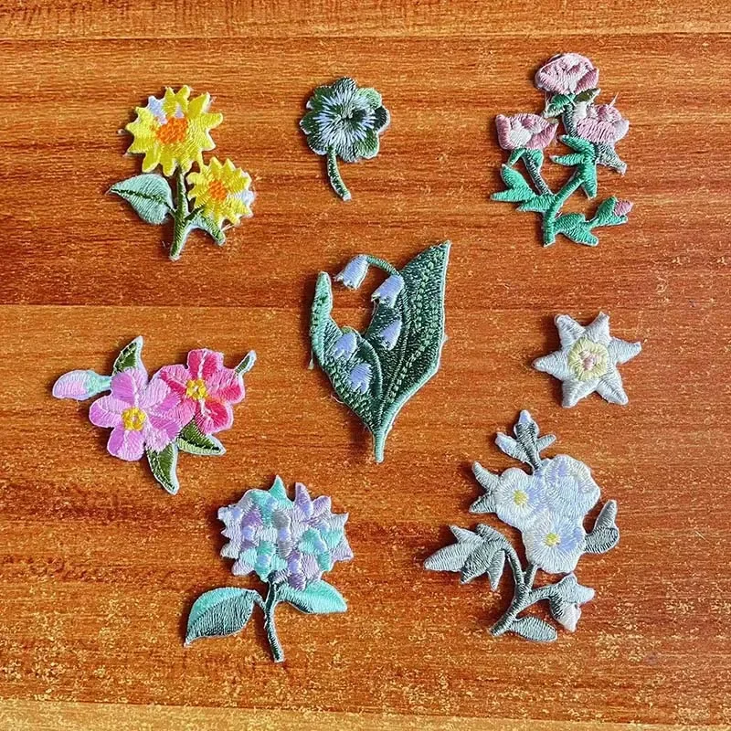 Parche-de-flores-para-ropa-apliques-de-tela-Hortensia-jazm-n-rosa ...