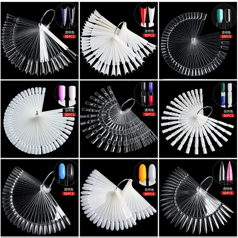 8 Types Nail Color Chart Palette Colors Nail Art Practice Design ...