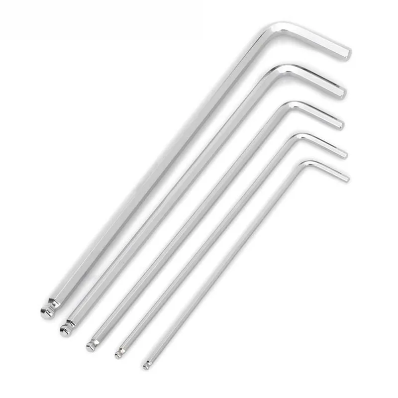 (5pcs/ Set) 2-5.0mm Hex Wrench Ball Point Hex Key Set Repair Tool ...