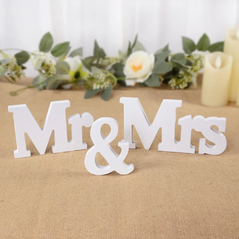 3-unids-set-Mr-Mrs-letrero-de-madera-con-letras-blancas-para-decoraci-n ...